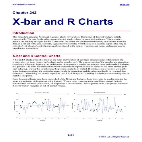 X bar and-r_charts | PDF