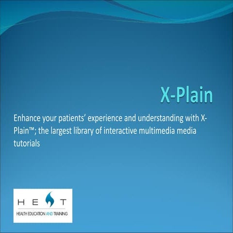 X plain presentation | PPT