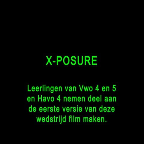 X posure Expose your talent 2004 | PPT