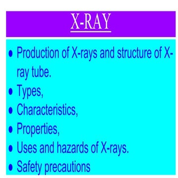 X ray | PPTX