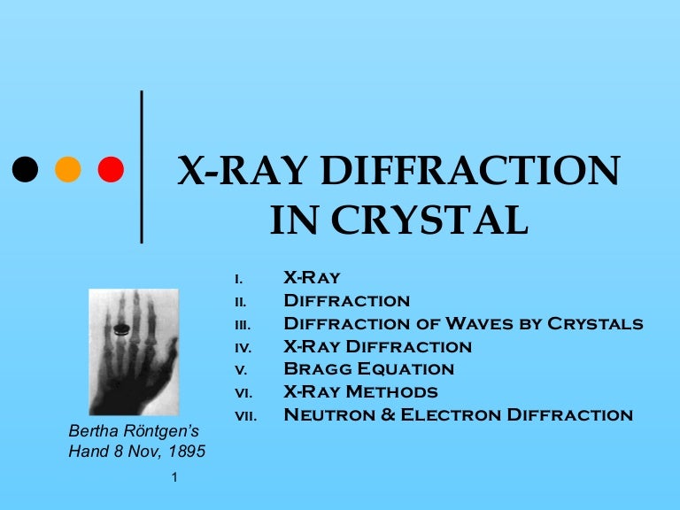 X Ray Diff Lecture 3
