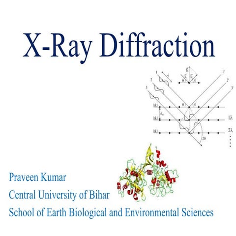 X ray diffraction | PPTX | Chemistry | Science