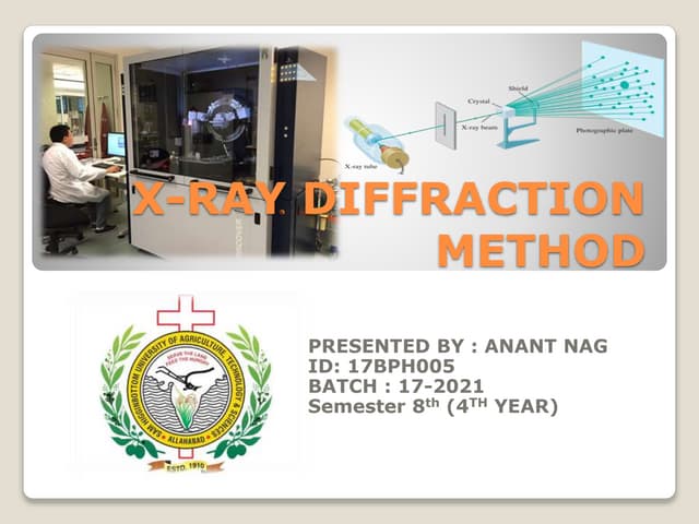 X ray diffraction | PPT