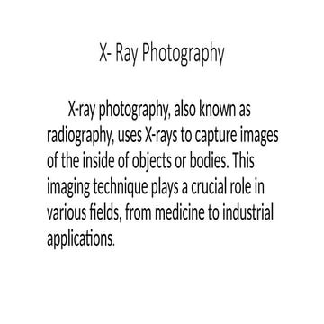 X- Ray Photography and it's forensic application.pptx
