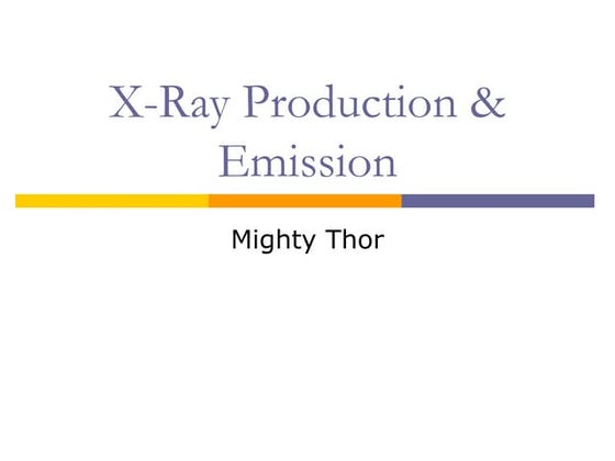 Factors affecting xray tube pptx | PPT