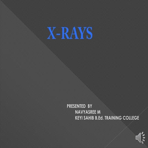 x-rays | PDF