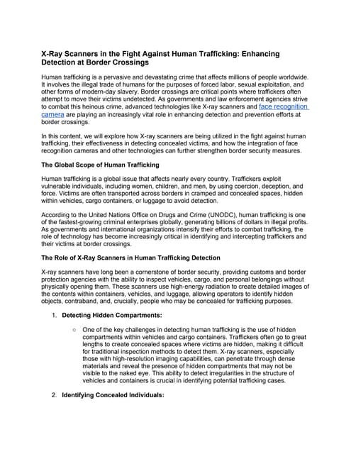 Exploring the Use of Under Vehicle Inspection Systems in Combating ...