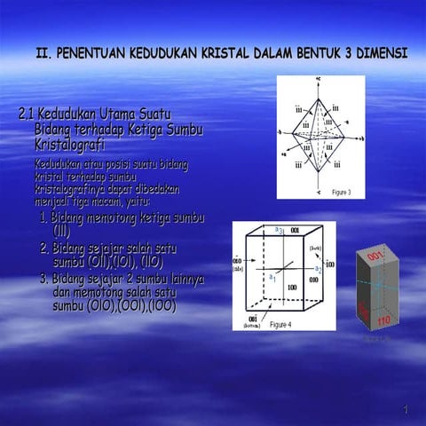 Kristalografi : sistem tetragonal | PDF
