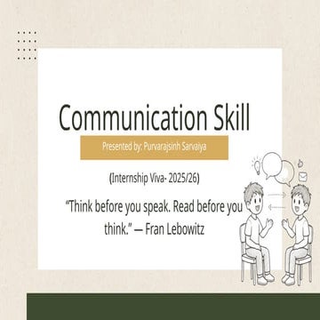 Definition of communication skills and it's process. | PPTX