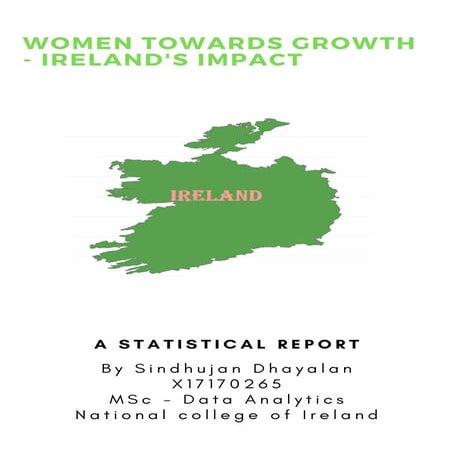 Data Visualization: WOMEN TOWARDS GROWTH - IRELAND'S IMPACT | PDF