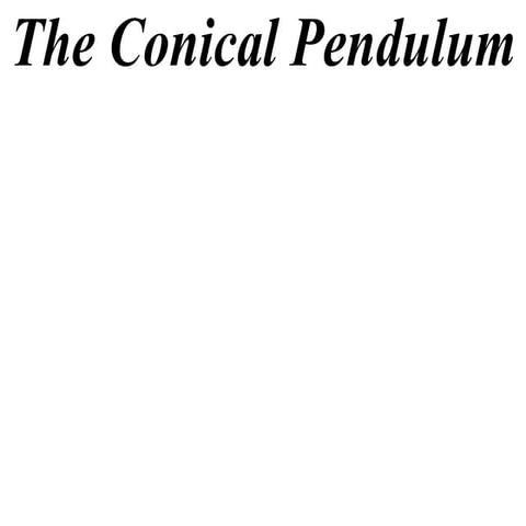 X2 t06 05 conical pendulum (2013) | PDF