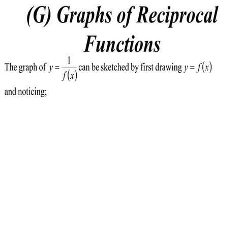 X2 t07 04 reciprocal functions (2013) | PPT
