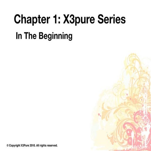 X3pure chapter 4 slides | PDF