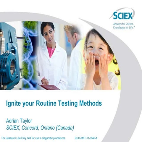 Ignite your Routine Testing Methods | PPTX