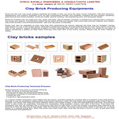 Auto bricks making equpments and process | PDF