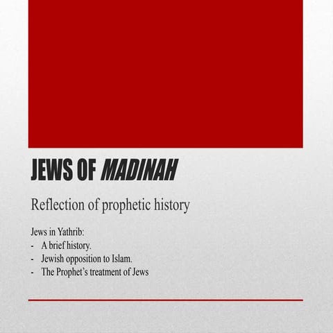 C10 - Jews In Madinah | PPTX