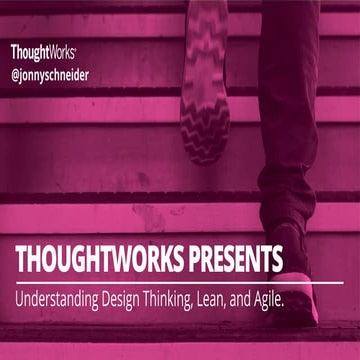 Trio Of Trouble Design Thinking Lean And Agile Ppt