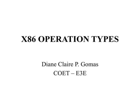 8086 Microprocessor Instruction set | PDF 8086 Microprocessor Instruction set | PDF