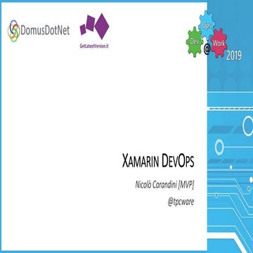 Xamarin DevOps | PPT