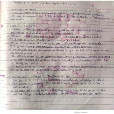 NOTES - Artificial Intelligence for Games | PDF | Artificial ...