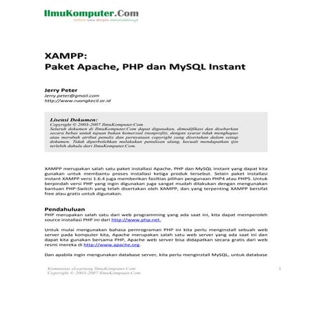 Xampp | DOC