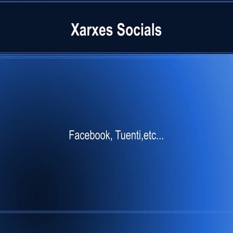 Les Xarxes Socials | PPT