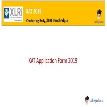 Xat Application Form Presentation | PPTX