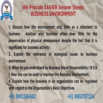 XAVIER - Business Environment - 2 - XAVIER EMBA CASE STUDY PAPERS.pdf