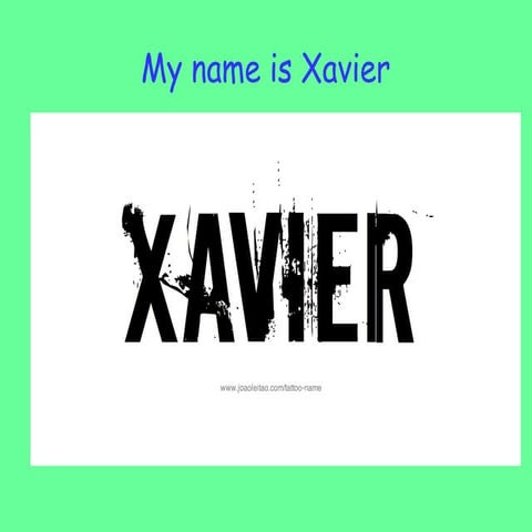 Xavier | PDF