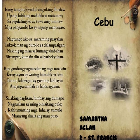 Cebu ni Samantha Aclan | PPTX