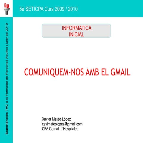 Comuniquem-nos amb Gmail | ODP