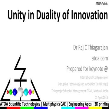 Unity in innovation duality for Engineering Innovations | PPT