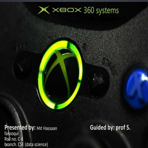 XBOX 360 readymade ppt | PPTX | Home Entertainment Systems | Consumer Electronics