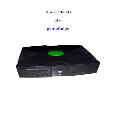 Xbox cheats | DOC