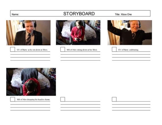 Xbox one storyboard | PPT
