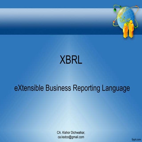 XBRL- The New World of Reporting | PPTX