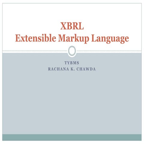 XBRL | PPT
