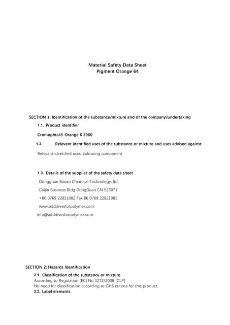 polysorbate 80 msds material safety data sheet | PDF
