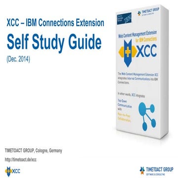 XCC Self Study Guide | PPTX