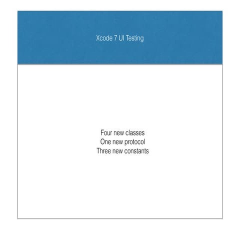 Xcode7 Ui Automation Pdf Computing Technology And Computing 