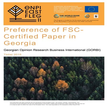 Preference of FSC-Certified Paper in Georgia | PDF