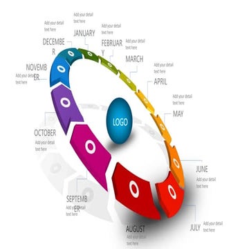 PPT template for month by month tracking | PPTX