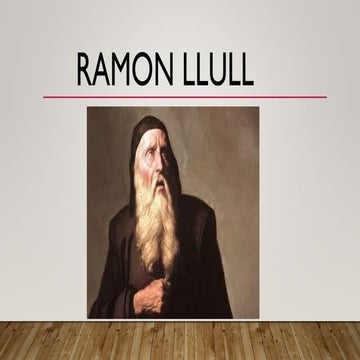 Ramon llull | PPT