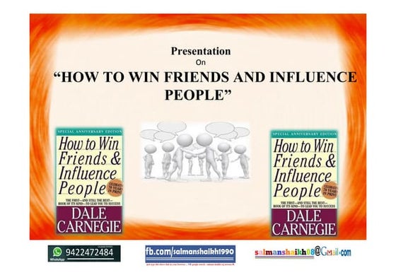 How to win friends and influence people | PPTX | Dating | Family and ...