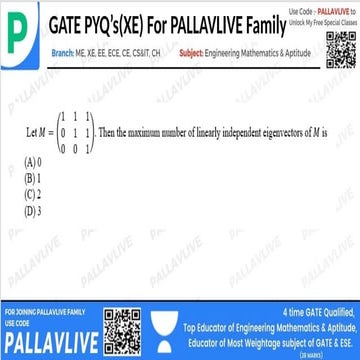 GATE QUESTIONS FOR PRACTICE XE WITH SOLUTION | PPTX