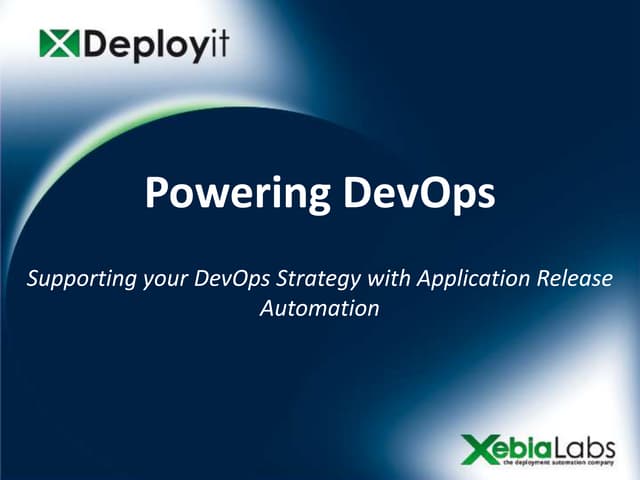 How Application Release Automation Powers Devops Ppt 3497