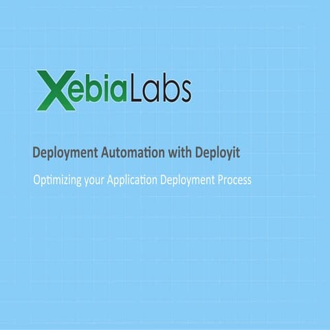 Xebialabs Demo Application Release Automation With Deployit Ppt 7522