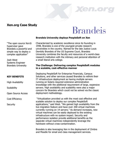 Xen avaya case study | PDF