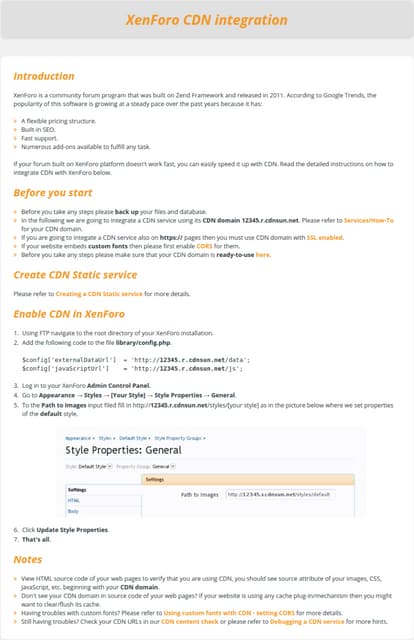 How to integrate SocialEngine with CDN | PDF