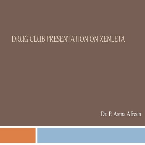 Xenleta | PPTX | Lung and Respiratory Health | Diseases and Conditions